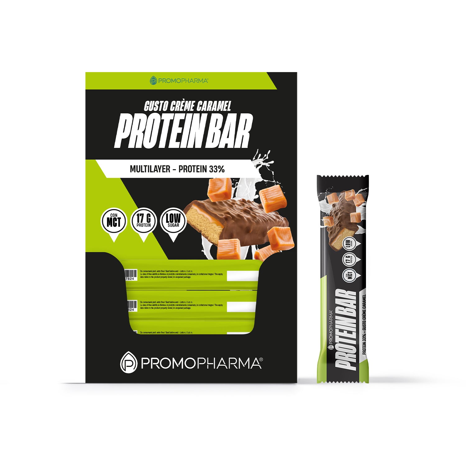 Protein Bar 33% Multilayer - Crème Caramel – PromoPharma